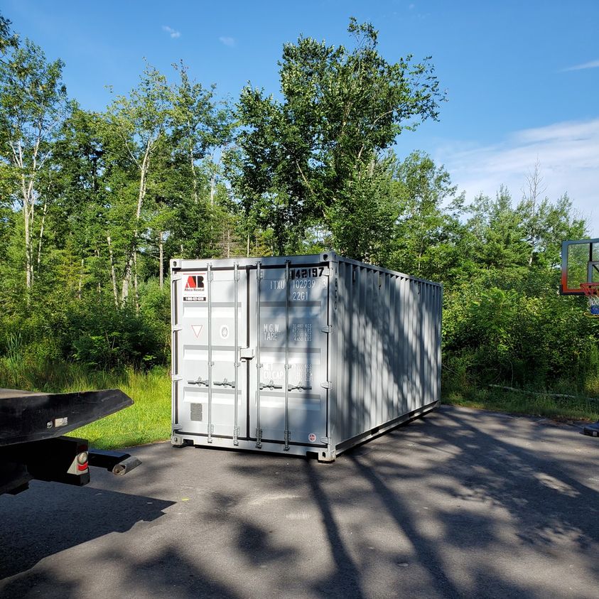20′ storage container rental at Broadturn Road in Scarborough, Maine ...