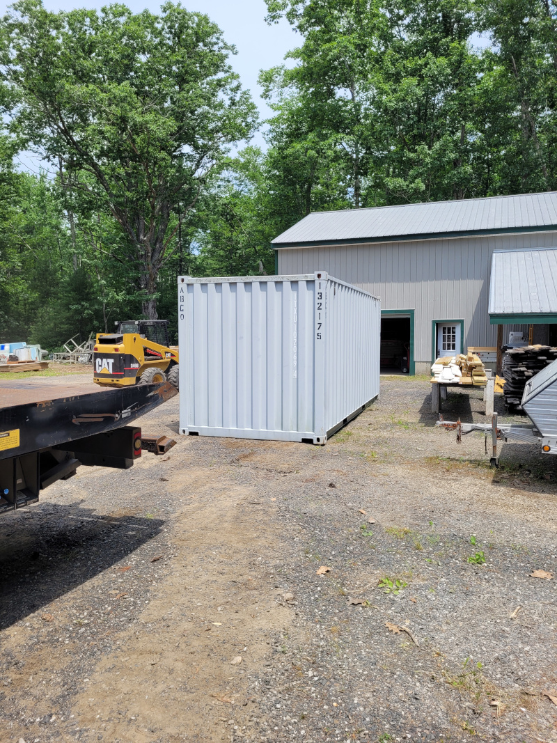 20 ft storage container delivered to WELLS, ME | Abco Rental & Storage, Inc