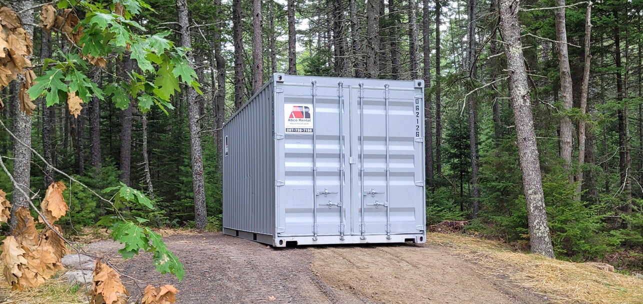 20’ Storage Container Sold and Delivered to Cushing, Maine | Abco ...