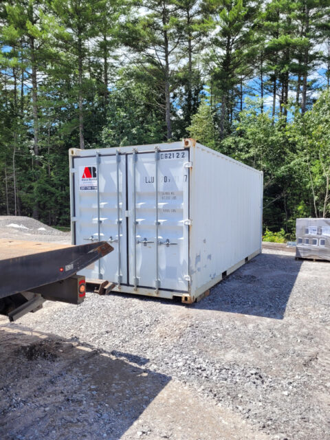 20 ft storage container rental delivered to Topshom, Maine | Abco ...